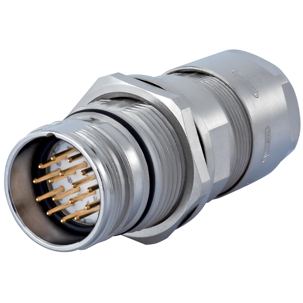 Sealcon M23 Signal Panel Connector Strain Relief, EMI, Male Thread ...