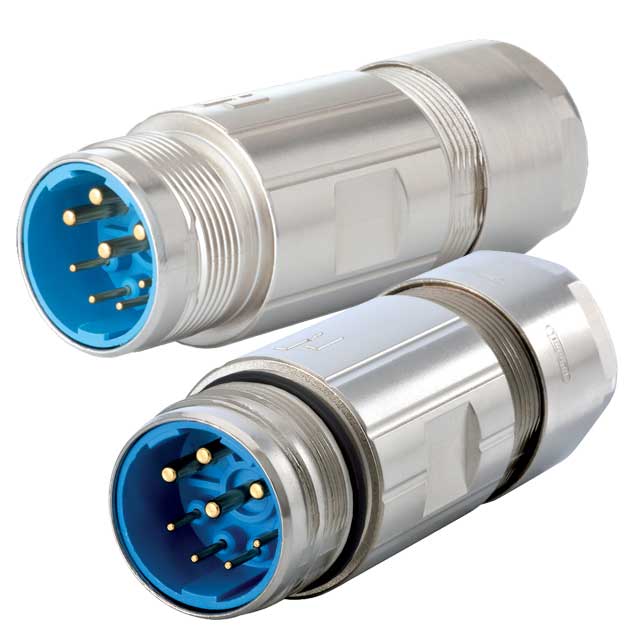 M23 Power | Circular Connectors | Straight | Panel Front | 90° Right ...