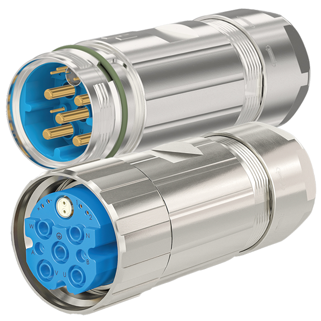 M40 Hybrid | Circular Connectors | Straight | 90° Right Angle Elbow ...