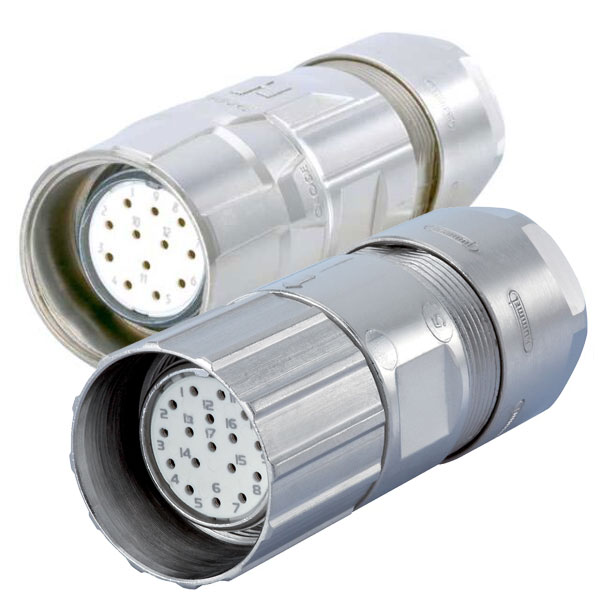 M23 Signal | Circular Connectors | Straight | Panel Mount | Standard ...