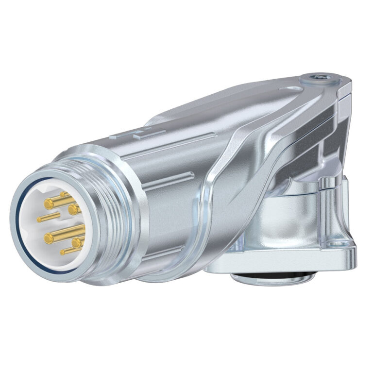 M16 Signal Panel Connector TWILOCK Rotatable 315° Elbow Panel, Male ...
